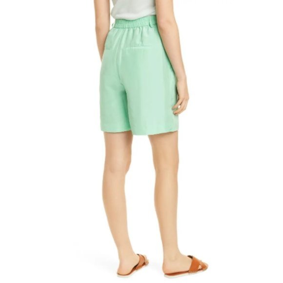 Vince | Shorts | Nwt Vince Peppermint Green Drapey Silk Habotai Shorts ...
